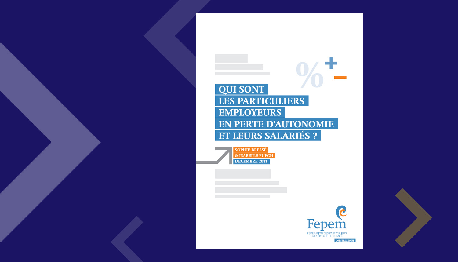 Qui sont les particuliers employeurs en perte d'autonomie et leurs salariés ? - Observatoire de ...