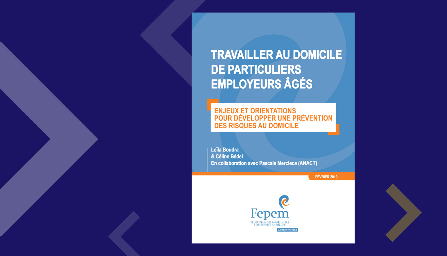 Travailler au domicile de particuliers employeurs âgés. Enjeux et orientations pour développer ...